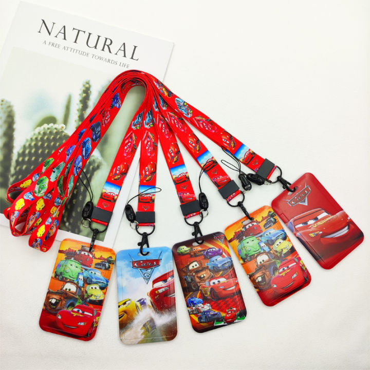 Disney Cars Credential Holder Lanyard Neck Strap for Key ID Card Phone ...