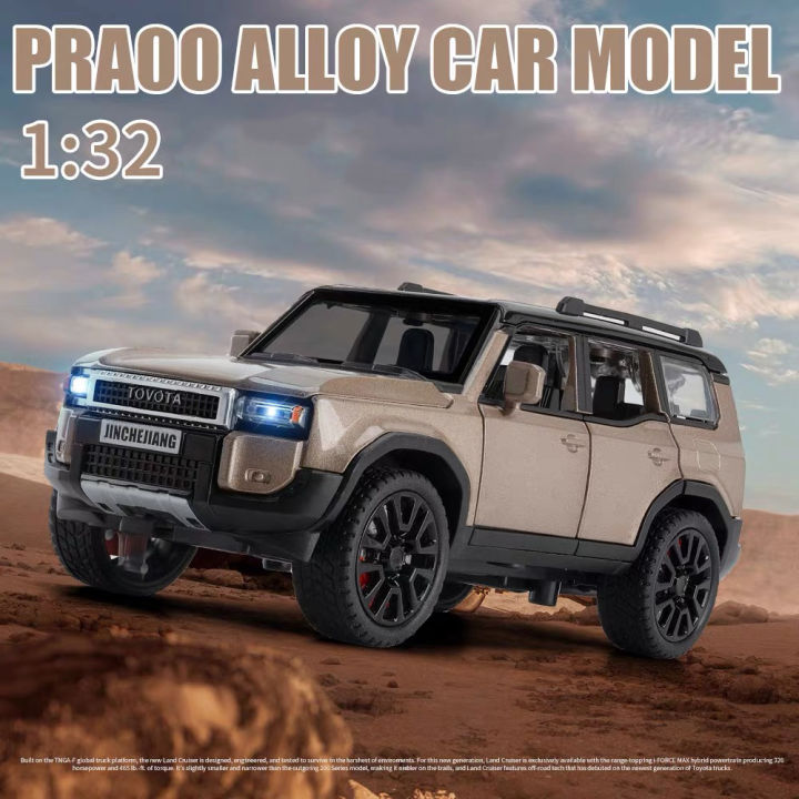 【In-Stock】 Scale Car 1:32 Toyota Prado Alloy Miniature Car Diecast ...