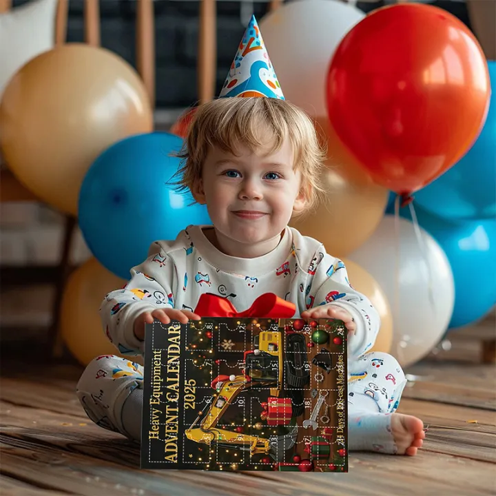 Heavy Equipment Advent Calendar 2025, 24 Days Christmas Countdown ...