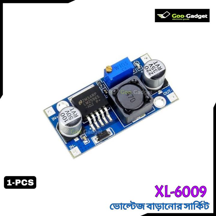 DC-DC XL6009 Boost Adjustable Step Up Step Down Converter Module Solar 1.25-36V Voltage Board ...