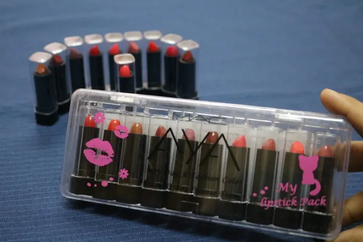 10 in 1 mini lipsticks | Daraz.pk