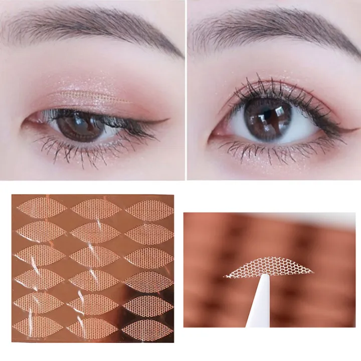 18/24Pcs Invisible Eyelid Sticker Lace Eye Lift Strips Double Eyelid ...