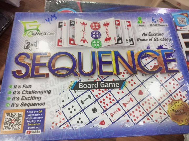 Sequence 2 in 1 Board Game | Daraz.pk
