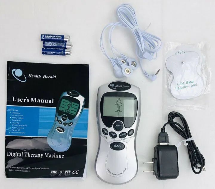 Models Electric herald Tens Muscle Stimulatar Ems Acupuncture Body Massage Digital Therapy ...