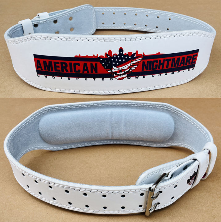 Cody Rhodes White Toy Belt Commemorative Nightmare Weight Lifting Belt