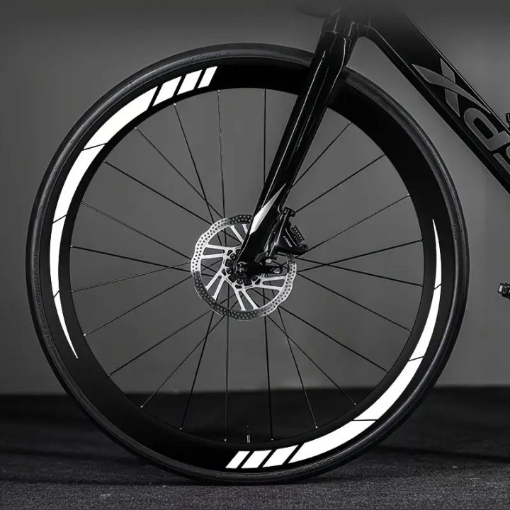 8 Vivid Bicycle Hub Stickers - Waterproof PE Stickers for Road and ...