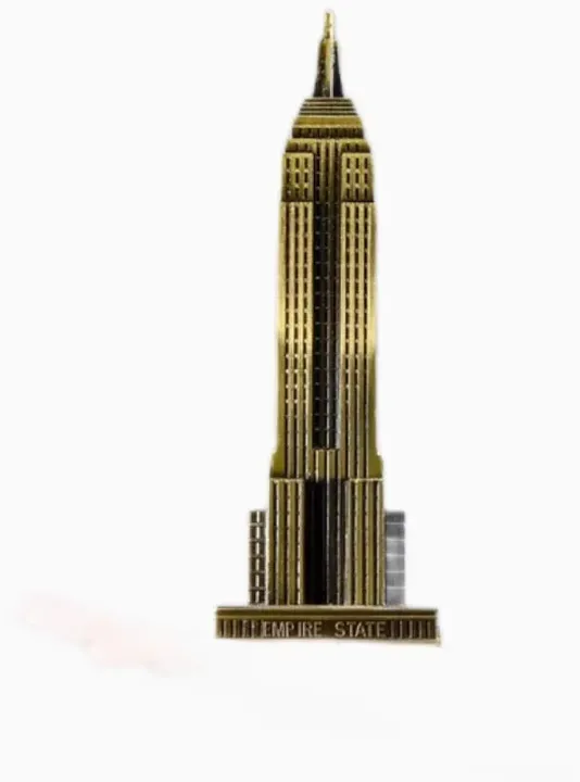 9 Inches Tall Empire State Building Statue Metal New York City ...