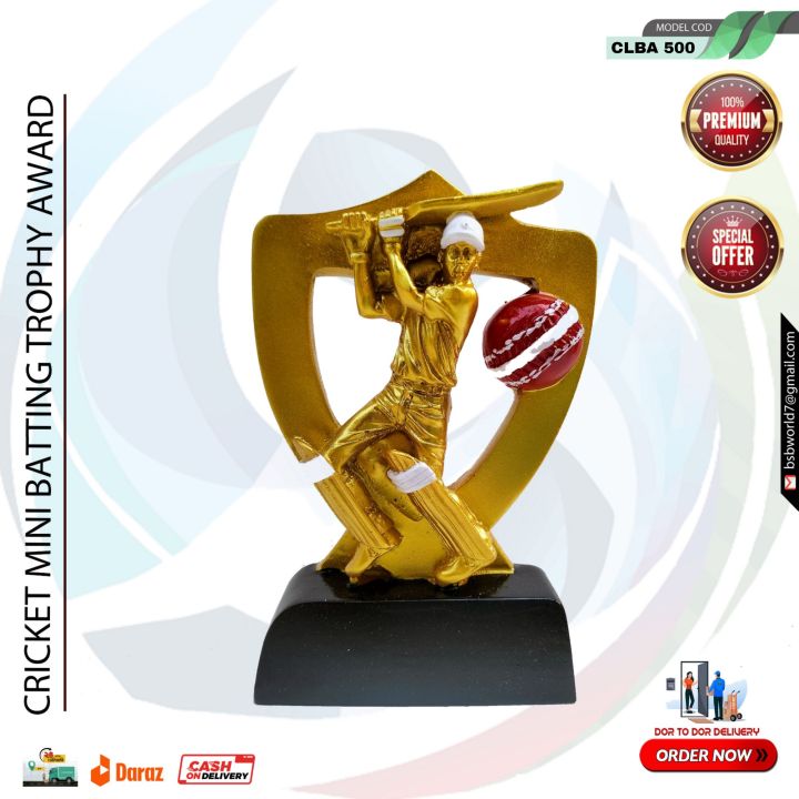 Cricket Best Player Award Trophy (5" Inch) | Daraz.com.bd