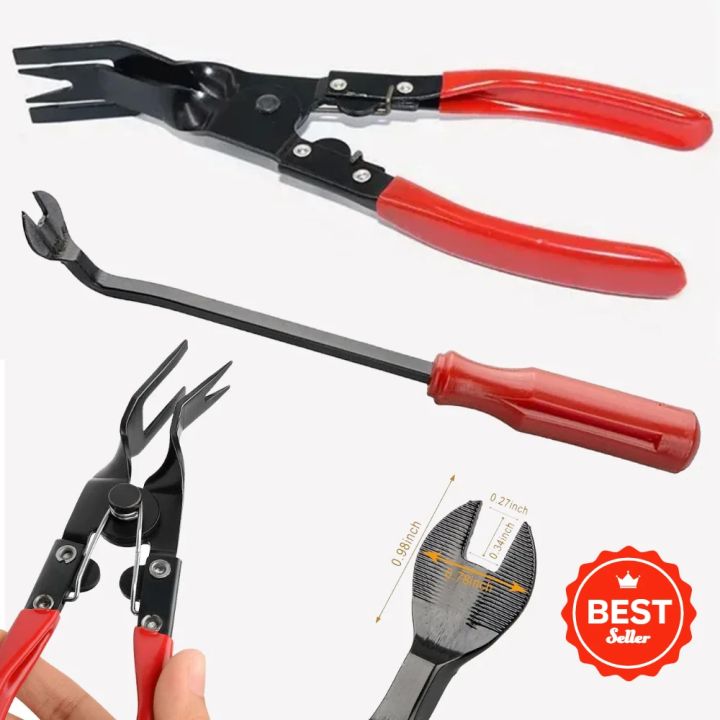 Auto Body Panel Door Fastener Car Clip Removal Pliers Tool Kit - Push ...