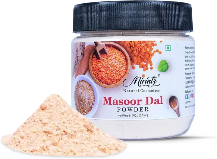 Premium Masoor Dal Powder 100gm— 100% Pure & Natural — For Face Pack ...