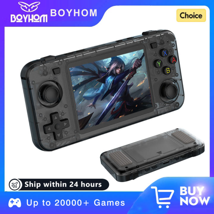 BOYHOM R36H Retro Video Game Console 3.5‘’ IPS Screen RK3326 3000 mAh ...