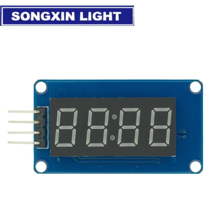 SX TM1637 4 Bits Digital LED Display Module For arduino 7 Segment 0 ...