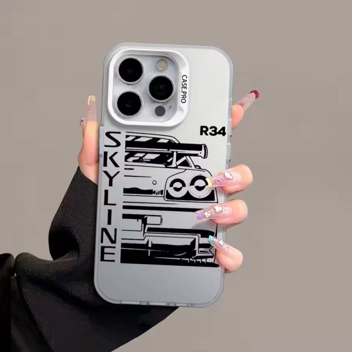 JDM CAR Plane Phone Case for iPhone 16 15 14 13 Pro 12 11 Pro Xs X XR ...