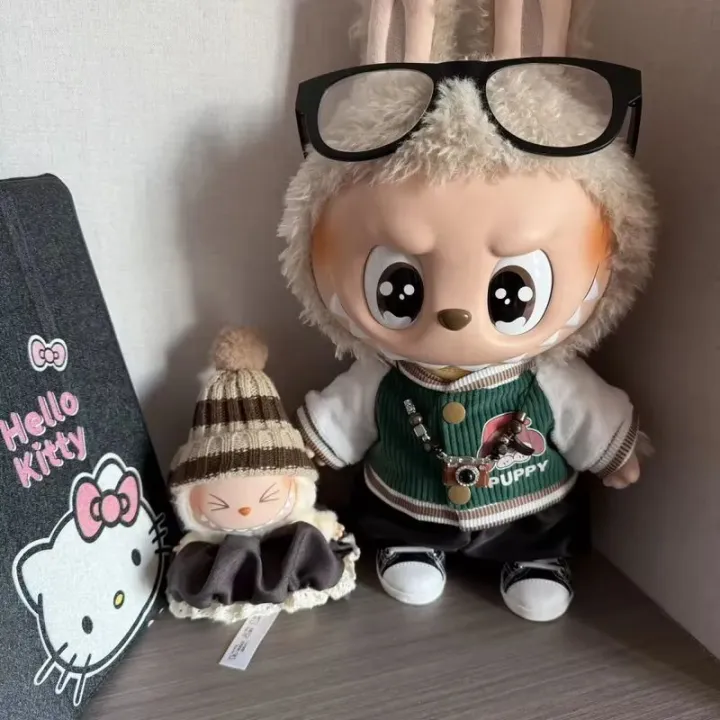 38cm Labubu Only Clothes Velvet Doll Clothes Labubu Doll Set Campus ...