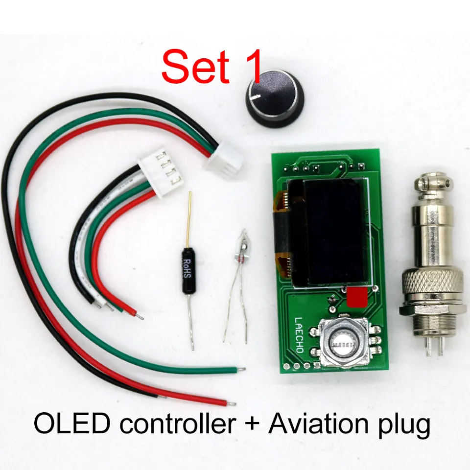 T12 STC OLED soldering Station iron DIY parts kits T12 952 Digital Temperature Controller Soldering iron with Metal case Daraz .bd