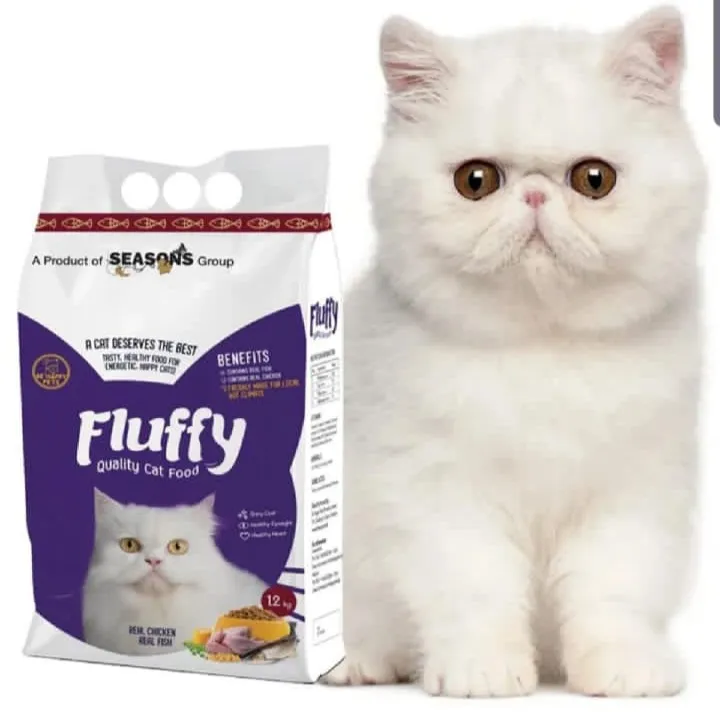Fluffy Cat Food- 1.2 KG - BY WATER ZOO | Daraz.pk