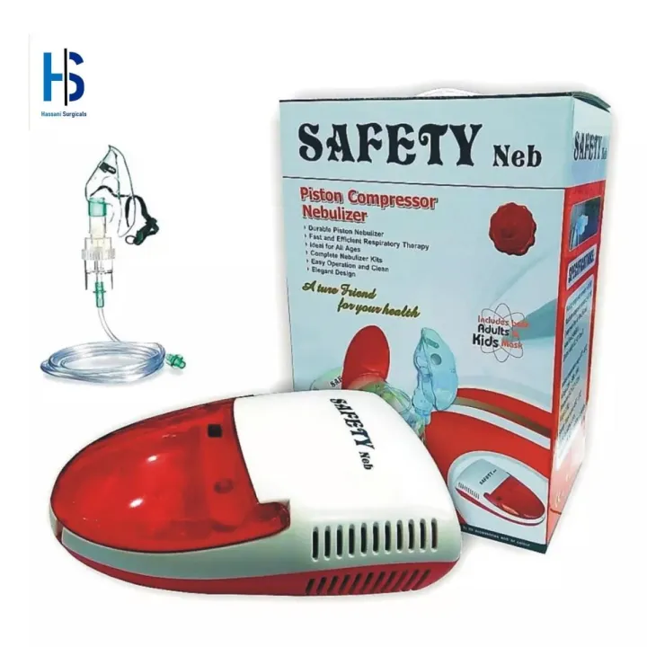 Nebulizer Piston Compressor Nebulizer by Safety Neb Complete Kit ...