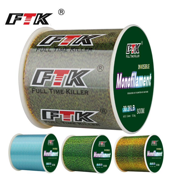 FTK 100/300/500m Invisible Fishing Line Speckle Fluorocarbon Coating ...