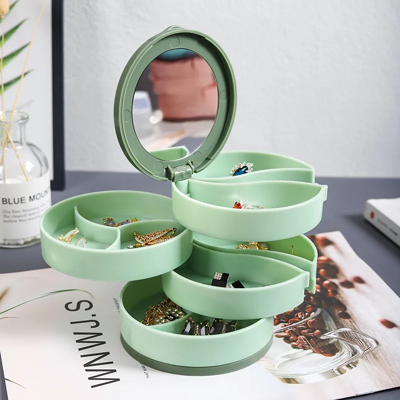 Rotating 4 Layers Jewelry Box – Smart Nest