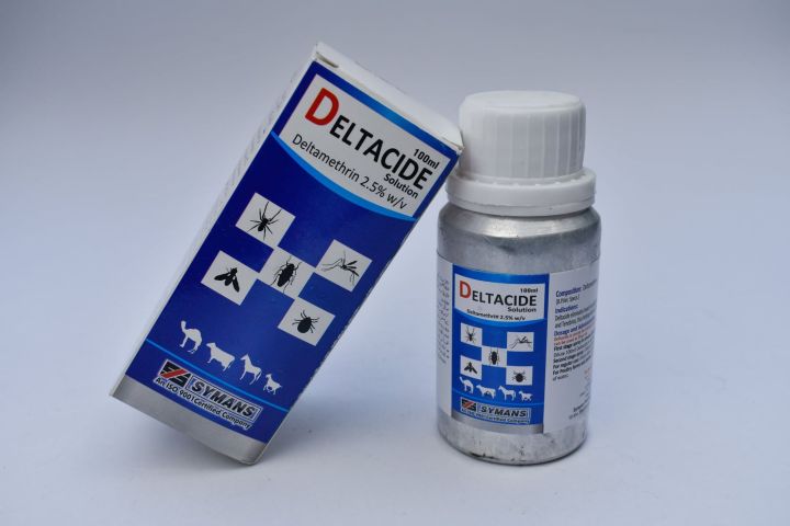 Deltacide Solution For Ticks & Fleas in Pets, Animals & Poultry - 100ml ...