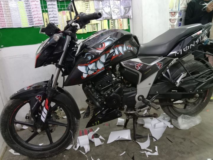 4v black venom decal sticker set | Daraz.com.bd