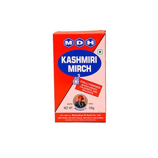 MDH Natural Kashmiri Chili powder-100 gm | Daraz.com.bd