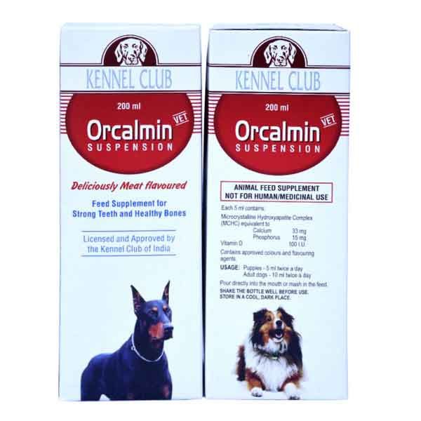 Kennel Club Orcalmin Suspension Syrup For Dogs - 200ml | Daraz.lk