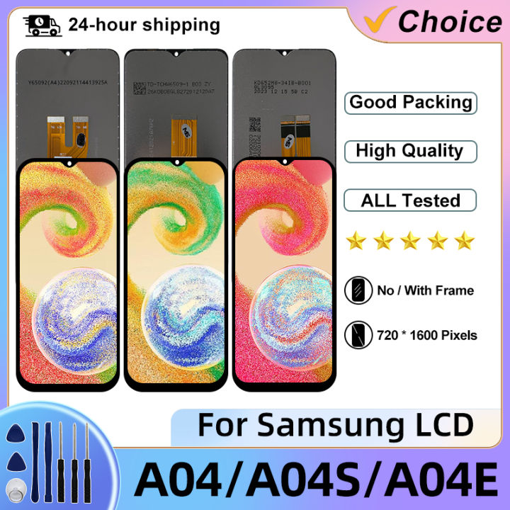 IPS For Samsung Galaxy A04 LCD A04s A04e Display Touch Screen Replacement Parts A045 A042 A047 ...