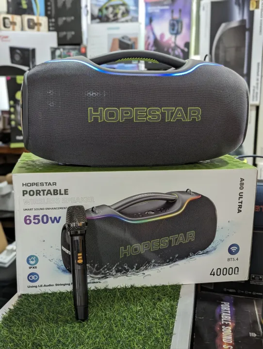 Hopestar A80 Ultra High Power Outdoor 650W RMS Party Speakers with AC ...