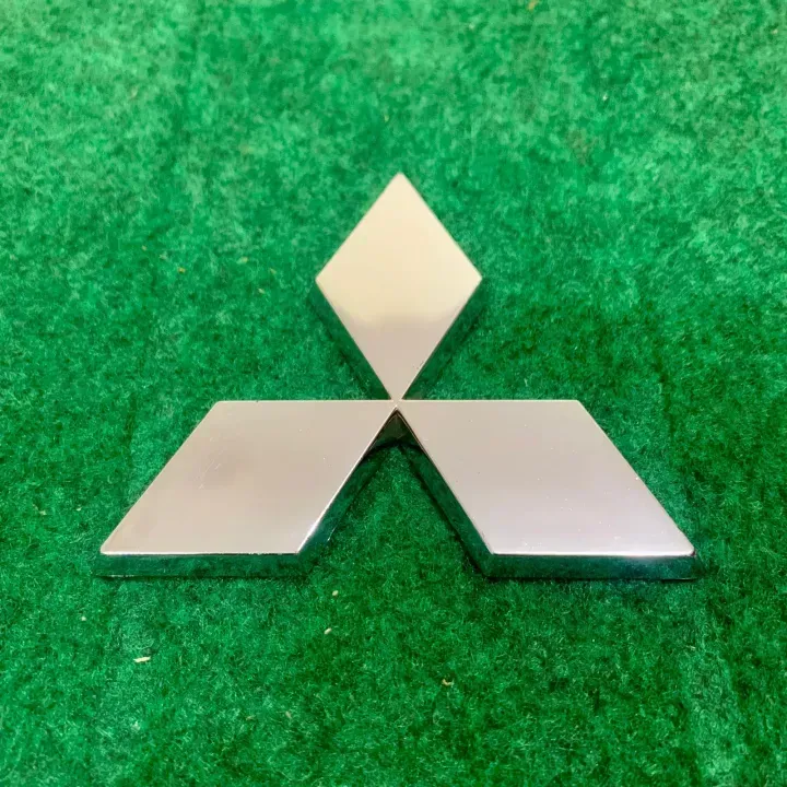 Pack of 1 Mitsubishi Lancer Trunk Emblem Chrome Plastic Monogram | Daraz.pk