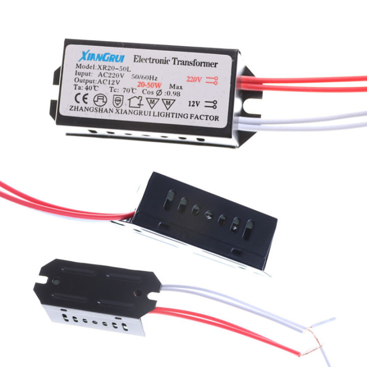 1PC AC 220V to 12V 20-50W LED Lighting Transformator Halogen Lamp ...