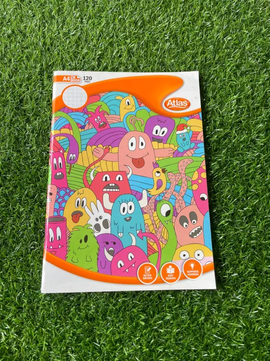 Atlas A4 CR 120 Pages Square Rule Exercise Book | Daraz.lk