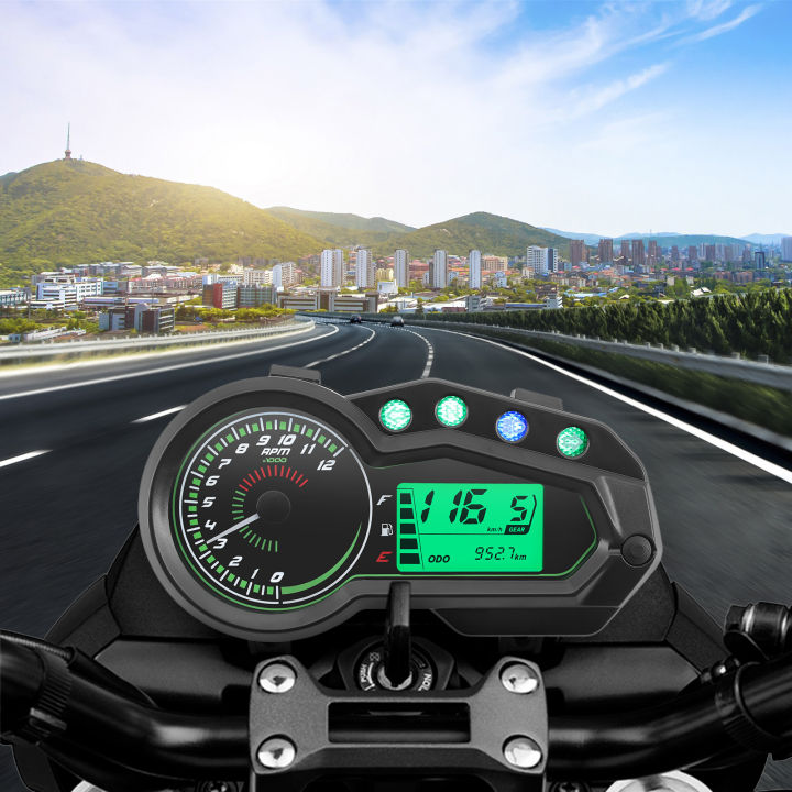 ADQ Motorcycle Speed Meter Tachometer With Turn Signal Indicator ...