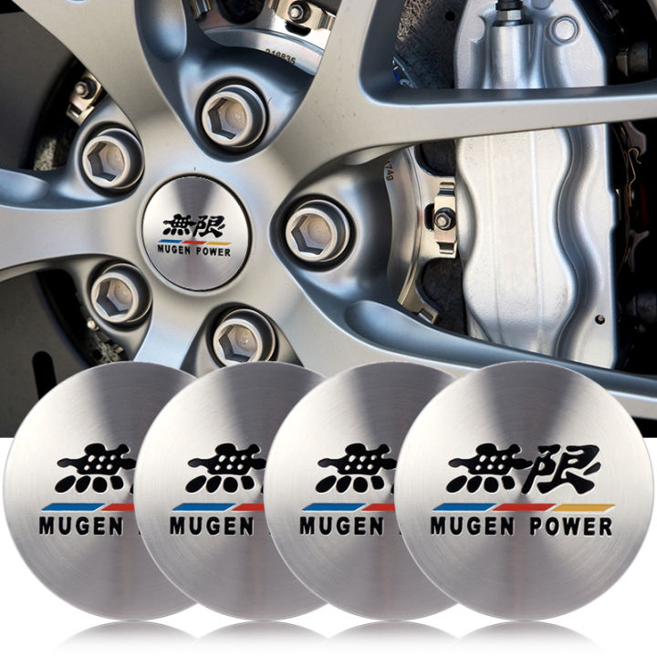 4pcs 56mm Wheel Center Cover Stickers Hub Cap Sticker Auto Accessorie ...