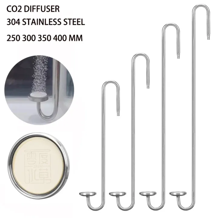 Aquarium CO2 diffuser stainless steel material atomizer ceramic disc ...