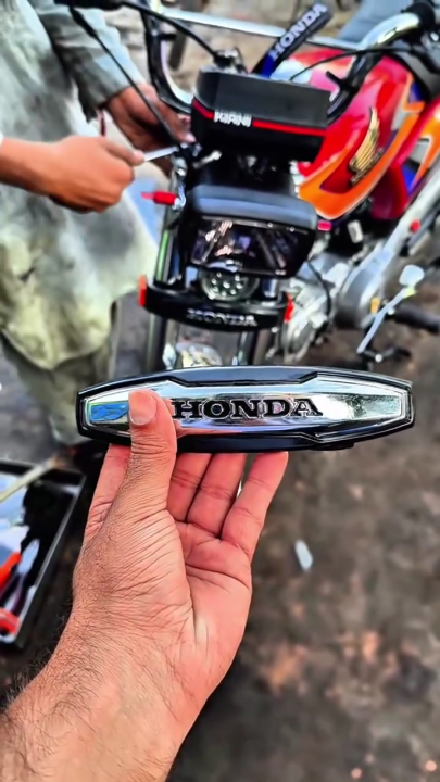 Honda CG 125 Front Monogram New Model 2024 2025 2026 Waterproof High ...