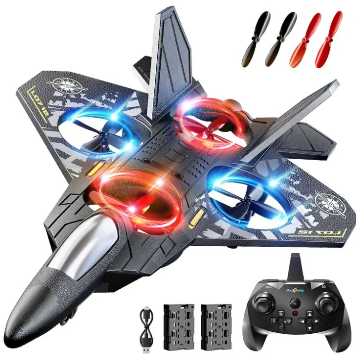 RC Remote Control Fighter Jet – 2.4GHz High-Speed Stunt Plane with 360 ...