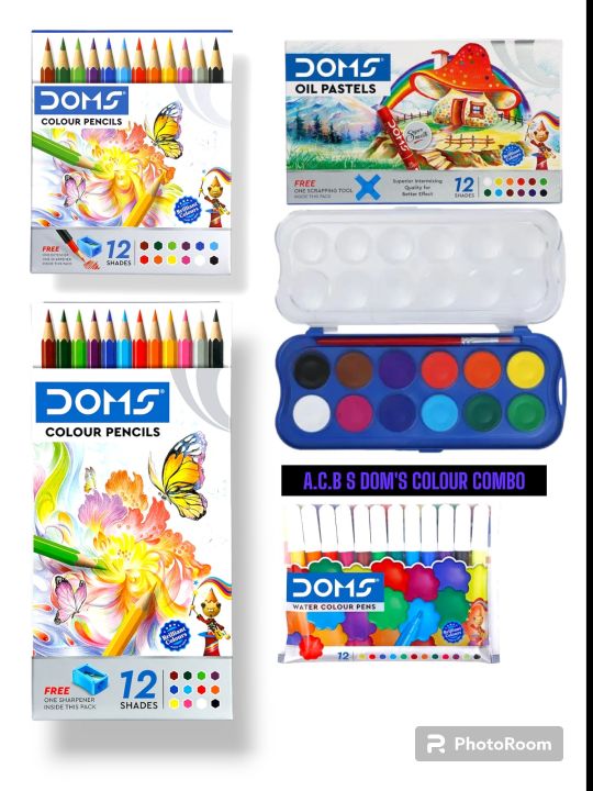 Dom's Colour COMBO Doms Full size Colour pencil Doms Half Size Colour ...