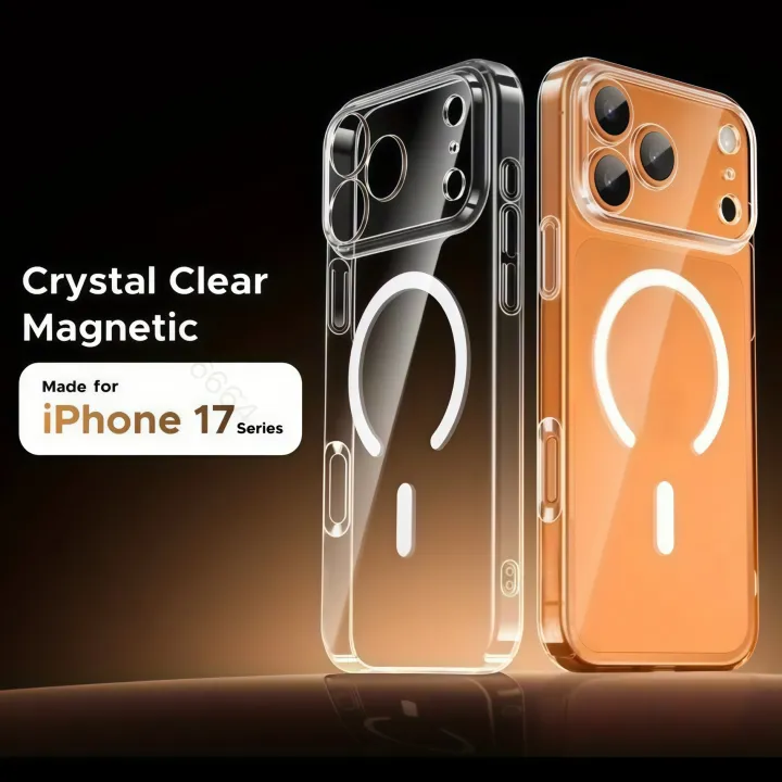 Highly Transparent with Magnetic for iPhone 17 Pro Max / 17 Pro / 17 ...