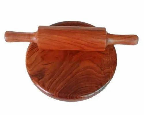 Wooden Chakla Bela Set for Chapati Making Roti Roller Set for Home for ...