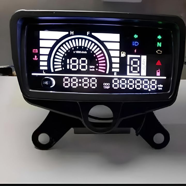 Digital meter for cg 125 bike fully digital meter for motorcycle | Daraz.pk