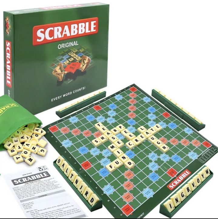Scrabble board -Educational board games for kids | Daraz.lk