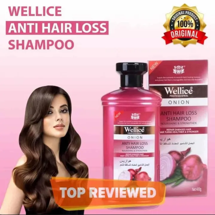 Wellice Onion Anti Hair Loss Shampoo 400ml | Daraz.pk