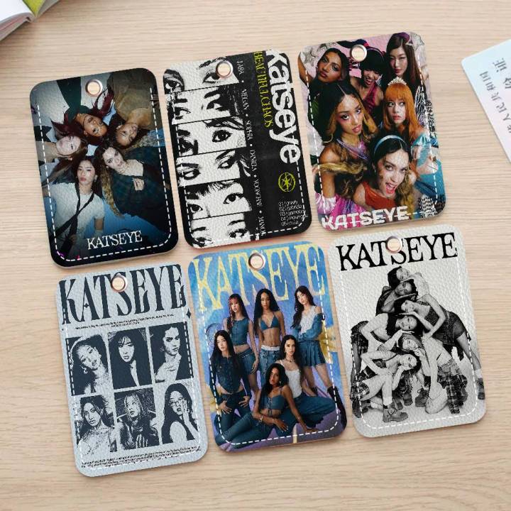 Singer Katseye Bank Card,Subway, Bus Card Holder Keychain Key Ring Door ...