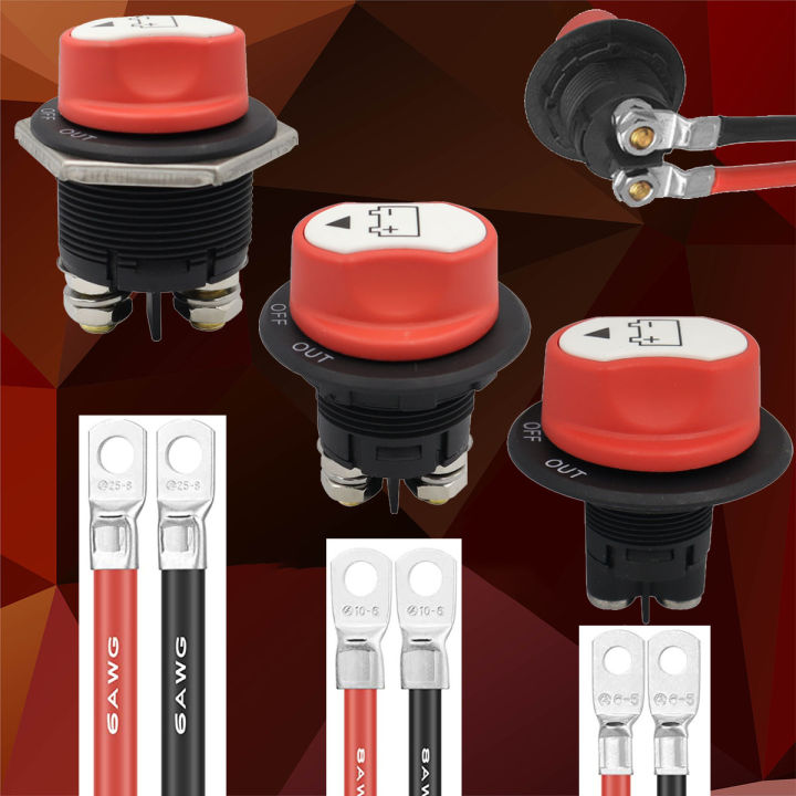 50A 100A 200A Battery Isolator Selector Switch for Boat, Battery Master ...