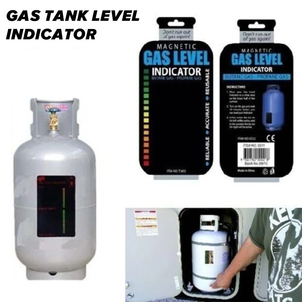 Gas Level Indicator Gas Capacity Test Sticker Fuel Gas Tank Level ...