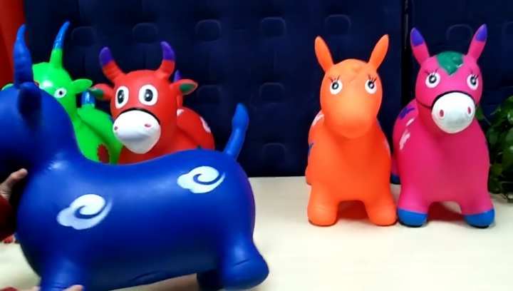 Soft Rubber Inflatable Jumping and Riding Bouncing Horse/Goat/Deer ...