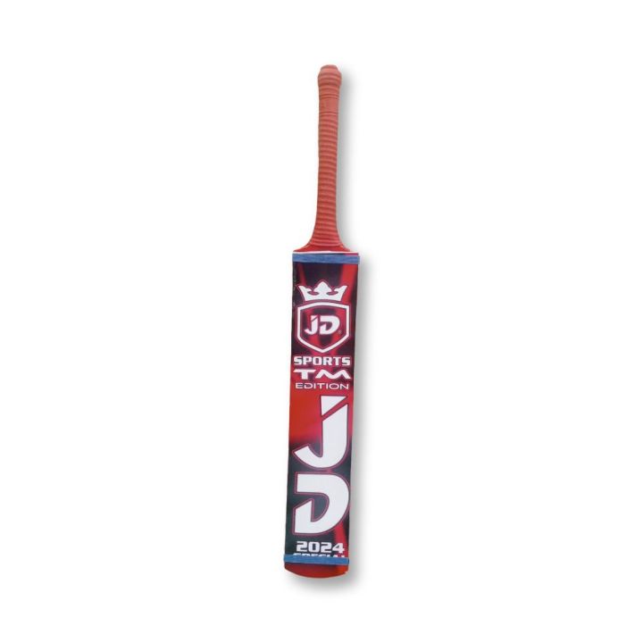 JD sports tape ball cricket bat 2024 TM edition bat double plates bat ...