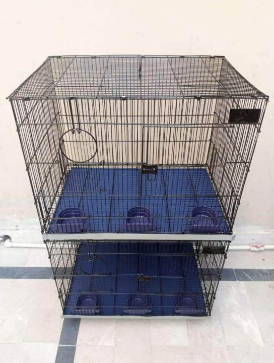 2 Portion Folding cage Best Quality size 2ftx1.5ftx1.5ft per portion ...