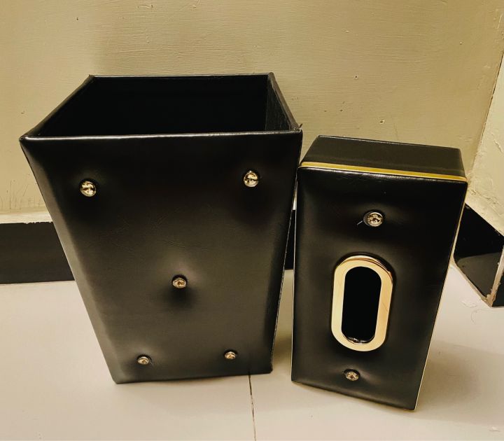 Dustbin with luxurious Style - Black | Daraz.pk